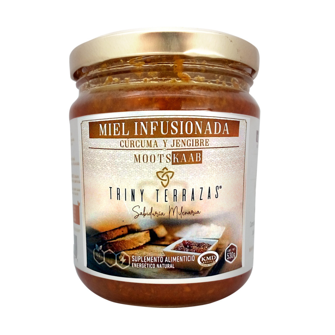 Miel infusionada: Con Cúrcuma y Jengibre / 530 gr – Triny Terrazas