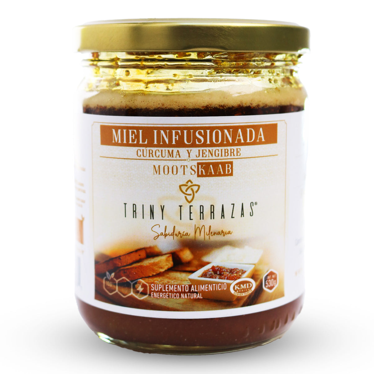 Miel infusionada: Con Cúrcuma y Jengibre / 530 gr – Triny Terrazas